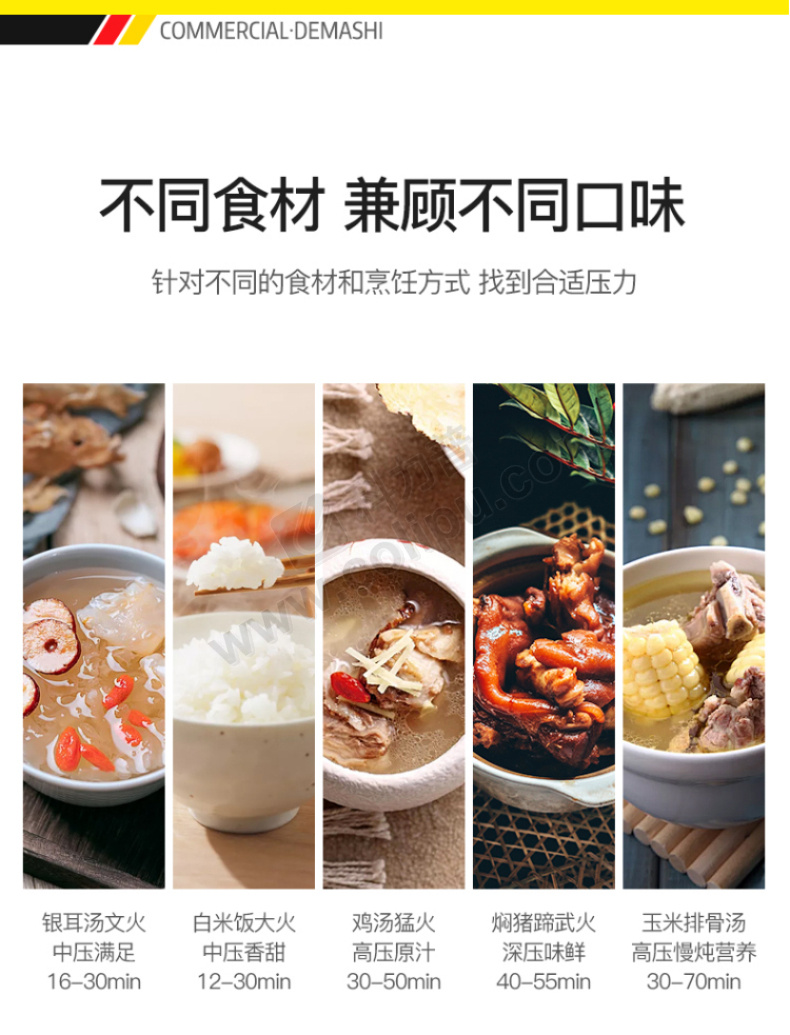 德玛仕 DEMASHI 商用电压力锅 YBD26-350 大容量电高压锅 特大号电饭锅电饭煲 (26L高压焖炖)-融创集采商城