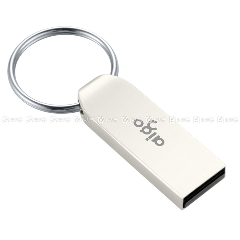 爱国者 aigo U盘 U268 32G (银) USB2.0 迷你款 金属车载U盘-融创集采商城